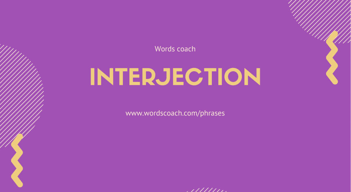 Interjection - Word Coach