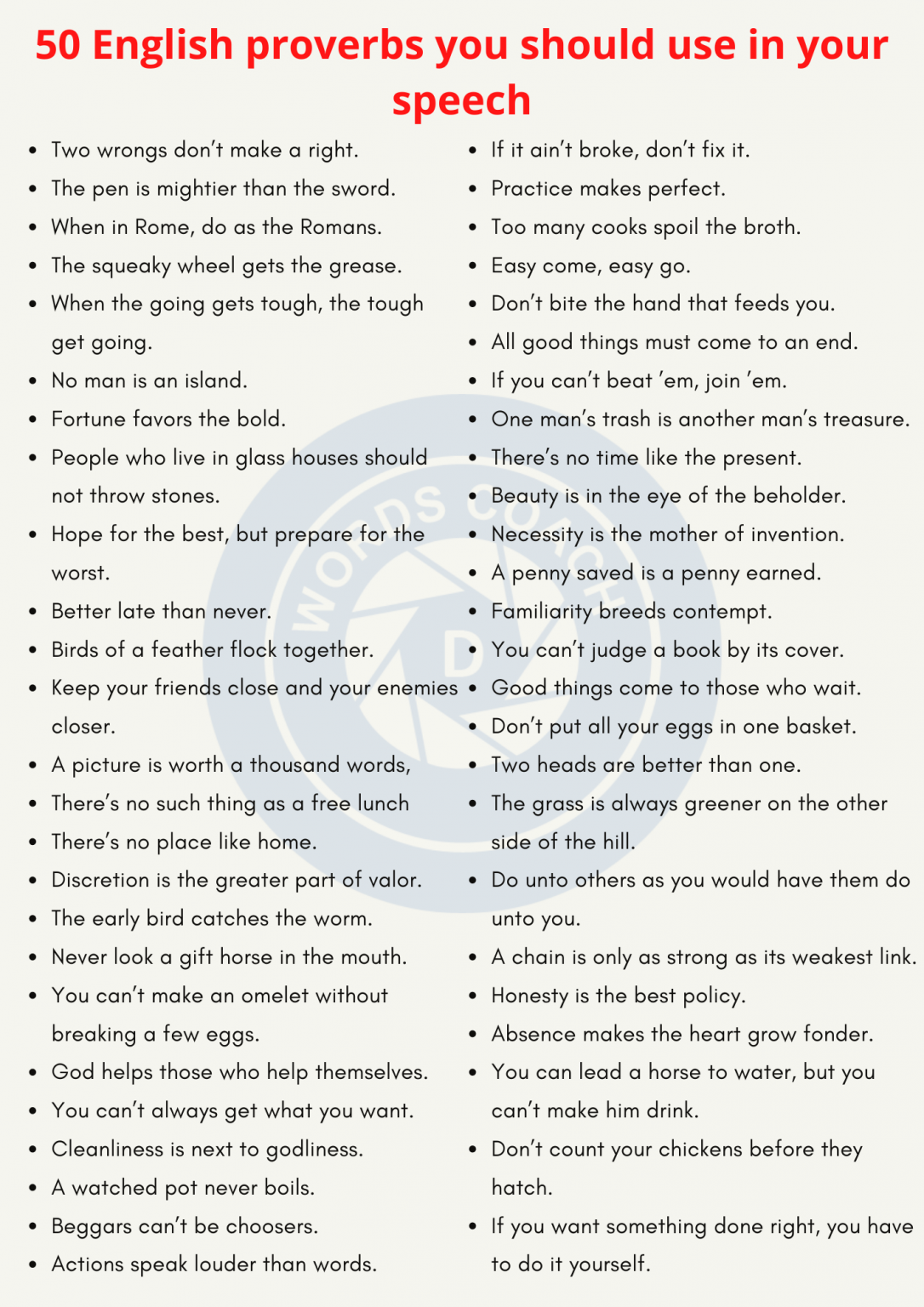 50 English Proverbs You Should Use In Your Speech Word Coach 50-english-proverbs-you-should-use-in-your-speech-word-coach