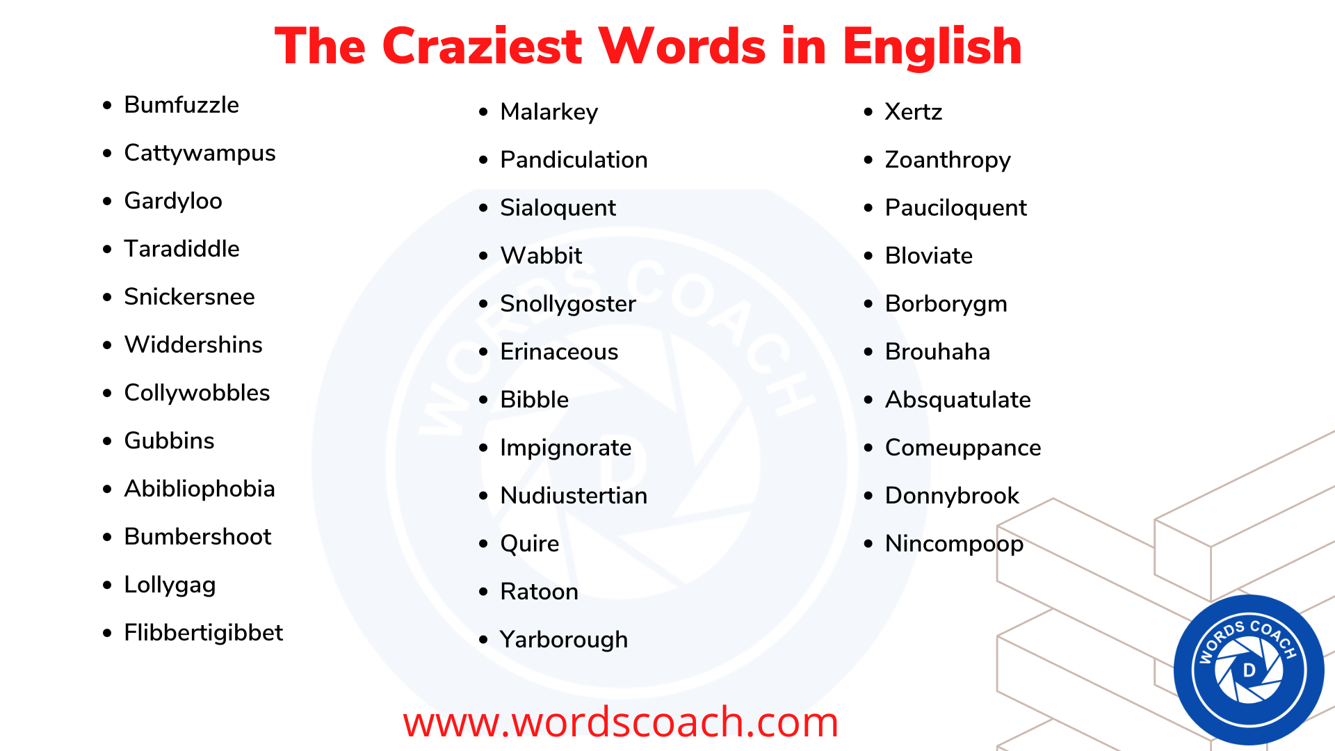 The Craziest Words in English - Word Coach