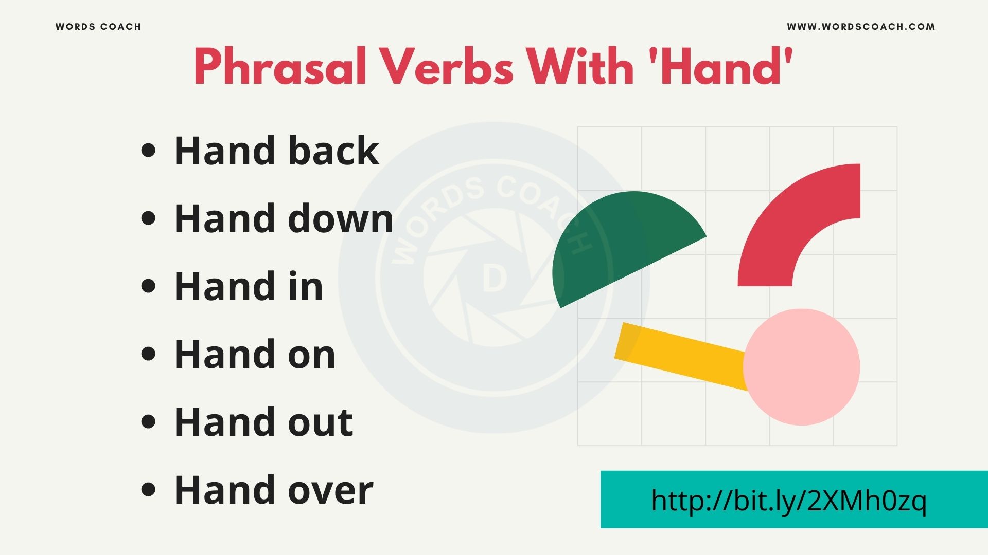 Phrasal Verbs With 'Hand' - Word Coach
