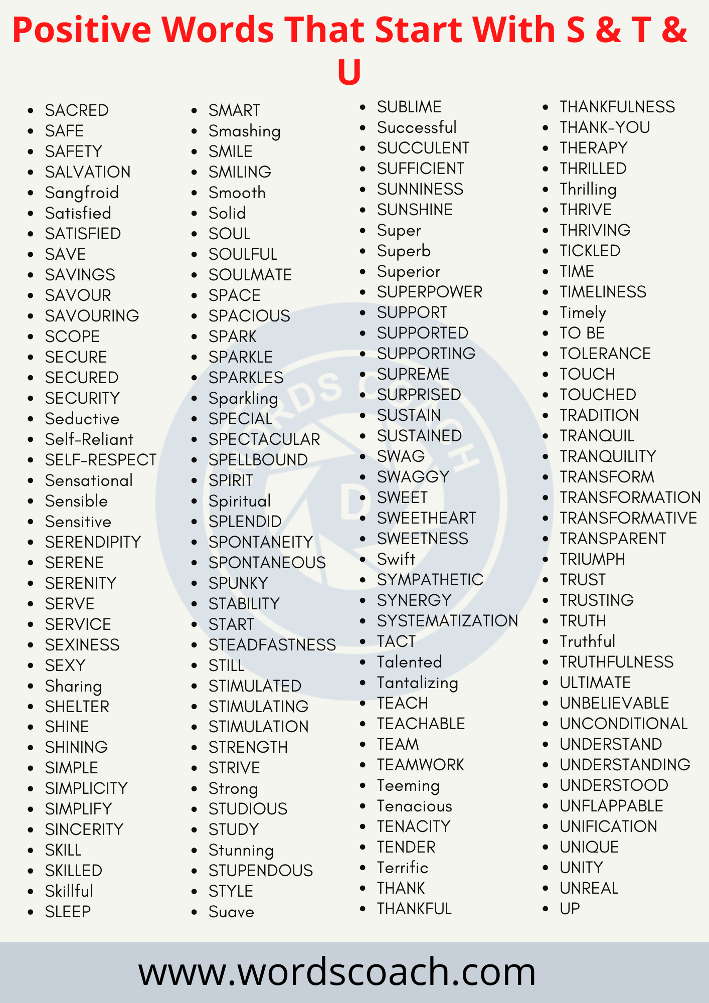 1,000+ Positive Words to Write the Life You Want - Word Coach