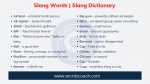 Slang Words | Slang Dictionary - Word Coach