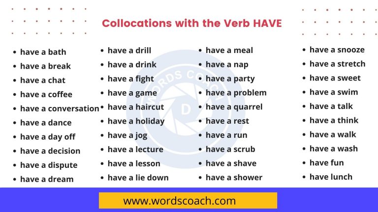 50+ Sentences with Have in English - Word Coach