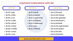 Important Collocations with GO in English - Word Coach
