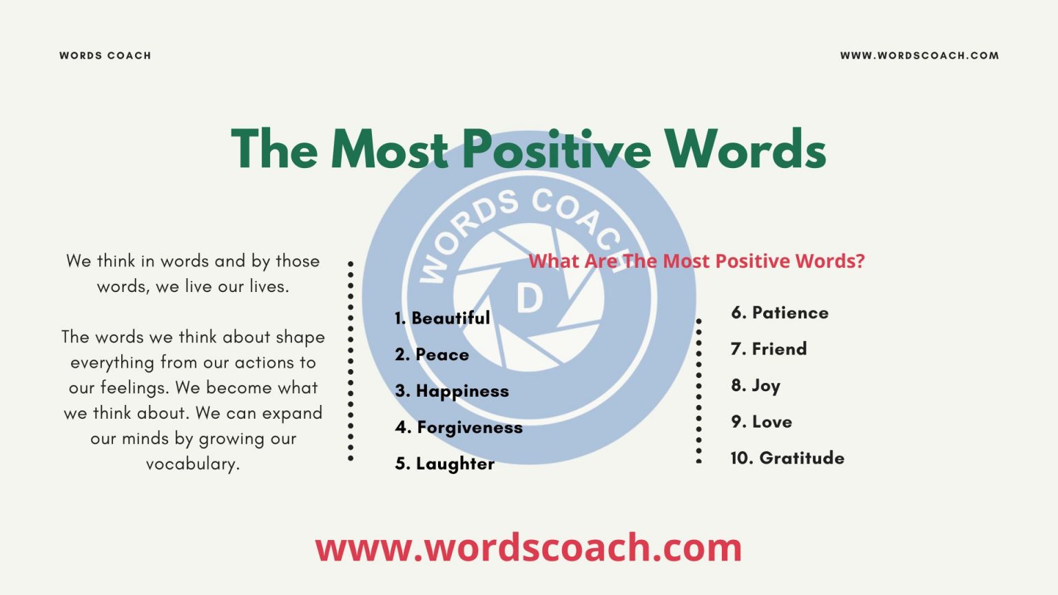 1,000+ Positive Words to Write the Life You Want - Word Coach