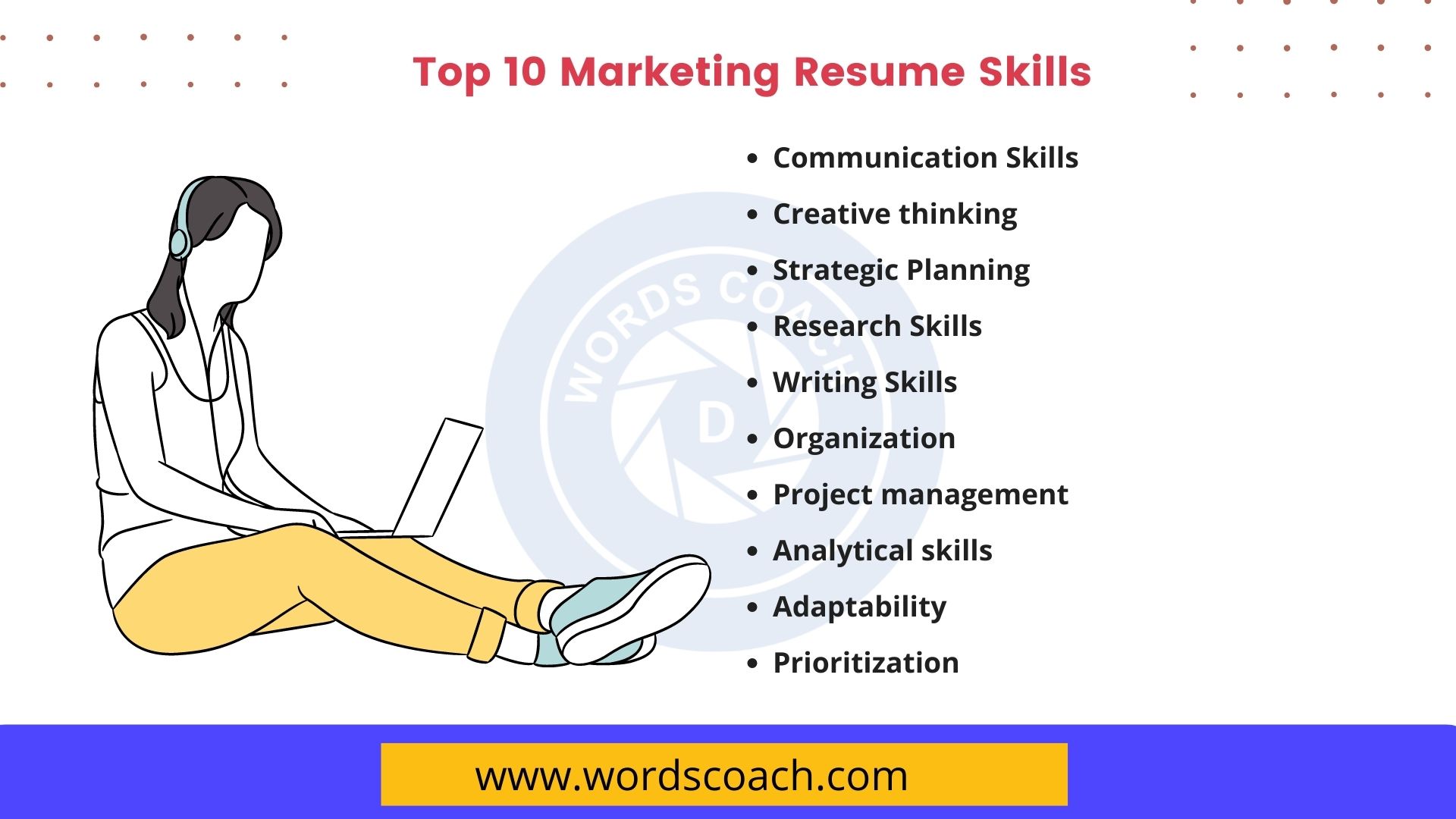 Top 10 Marketing Resume Skills - Word Coach