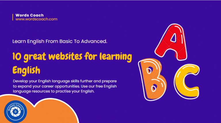 10 great websites for learning English - Word Coach