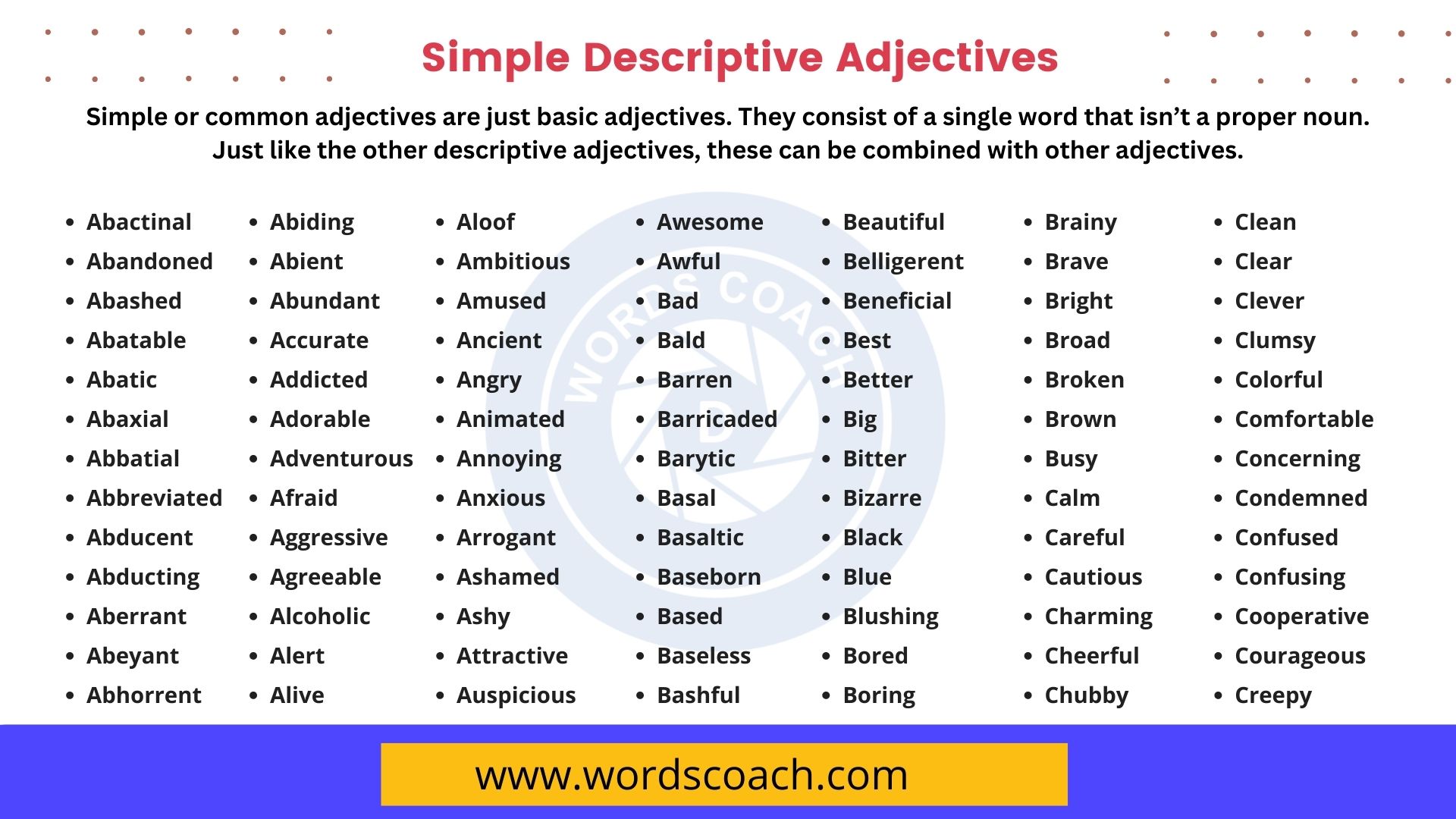 Descriptive Adjectives List Of Useful Descriptive Adjectives In descriptive-adjectives-list-of-useful-descriptive-adjectives-in