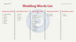 Wedding Vocabulary List (A to Z Wedding Vocabulary) - Word Coach