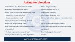 Phrases for Asking and Giving Direction in English - Word Coach