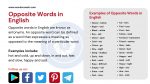 Opposite Words in English, 100+ Examples of Opposite Words in English ...
