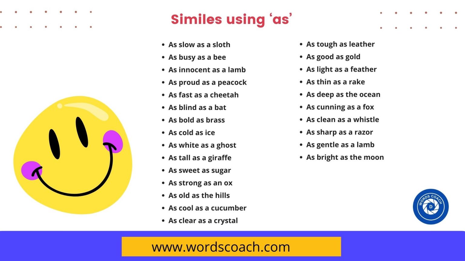What Is a Simile? - Word Coach