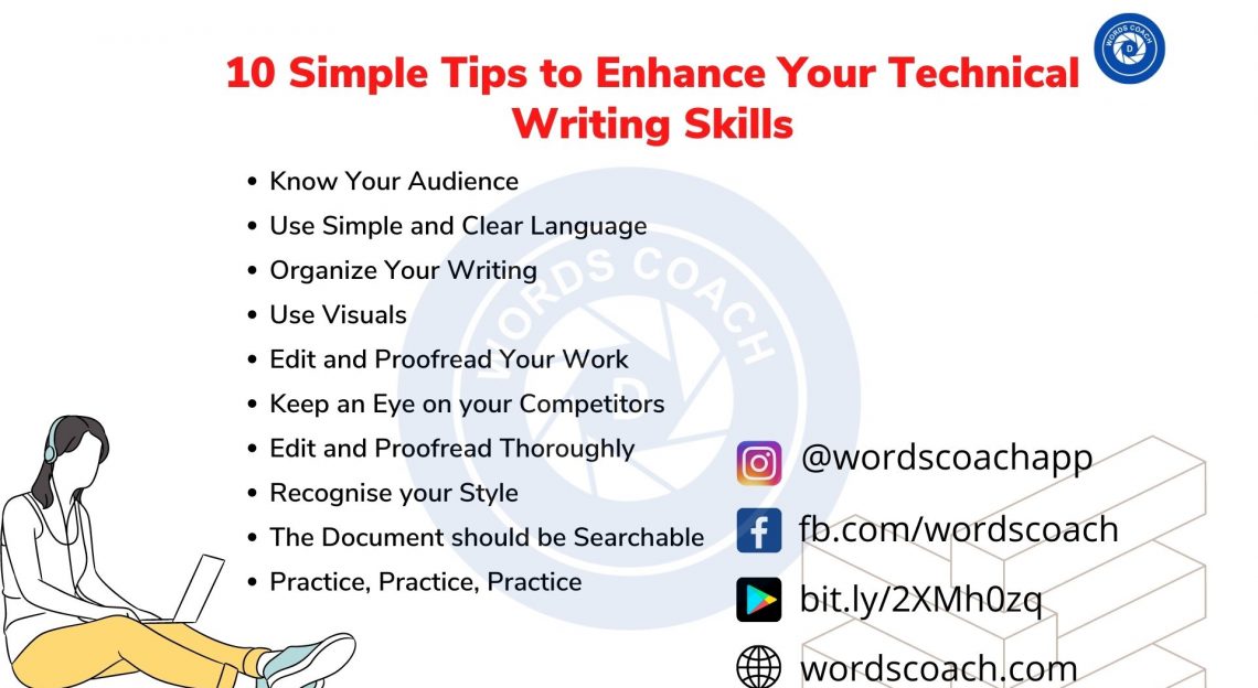 10 Simple Tips to Enhance Your Technical Writing Skills - Word Coach