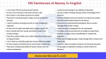 100 Sentences of Money in English - Word Coach