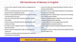 100 Sentences of Money in English - Word Coach