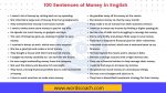 100 Sentences of Money in English - Word Coach