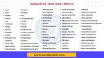 List of 2000+ Common Adjectives - Word Coach