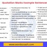 50+ Examples of Quotation Marks Sentences - Word Coach