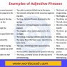 50+ Examples of Adjective Phrases - Word Coach