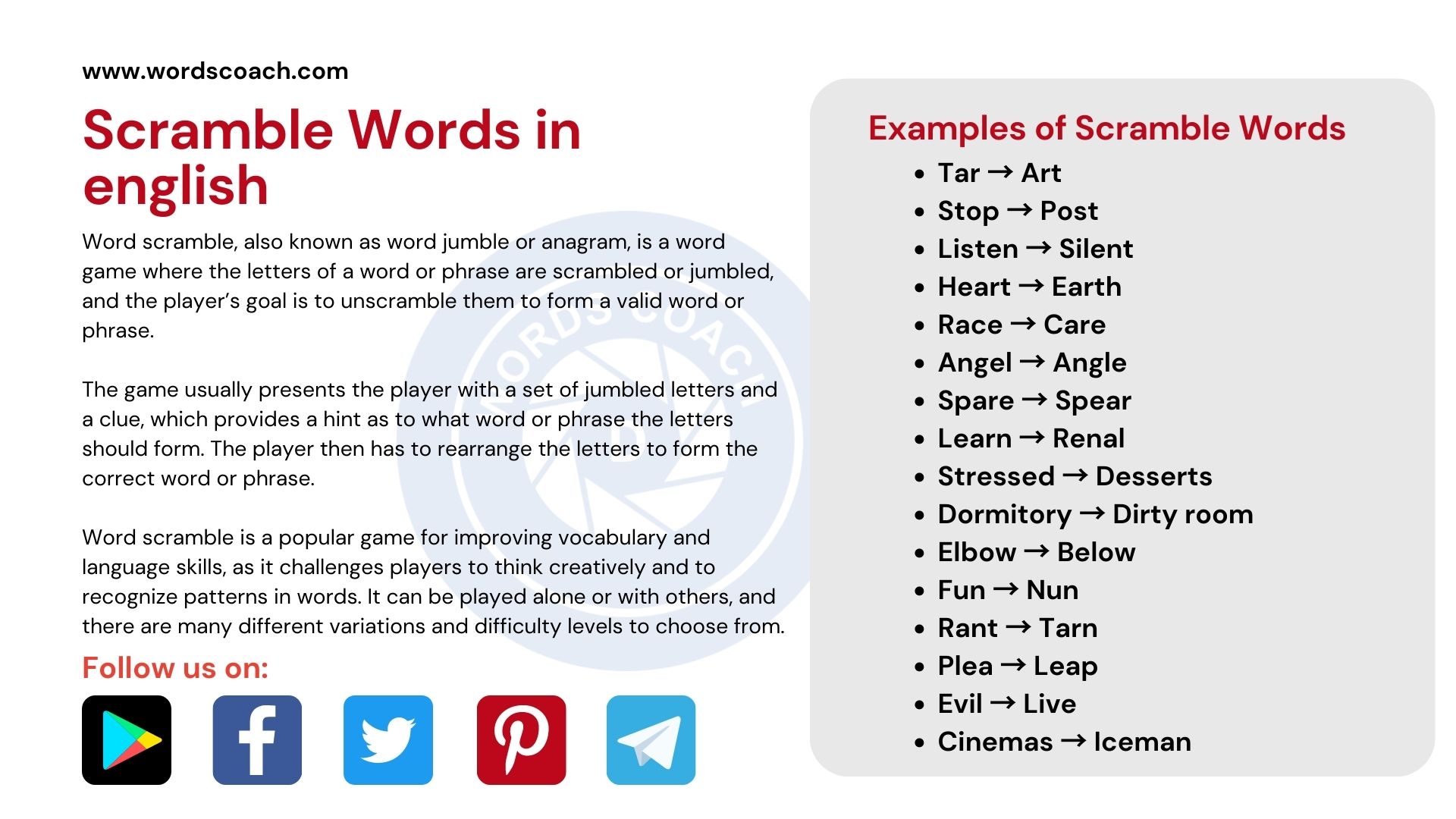 What Is Scramble Words In English Word Coach