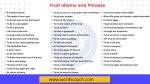 100+ Fruit Idioms and Phrases - Word Coach