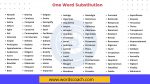 110+ One Word Substitution - Word Coach