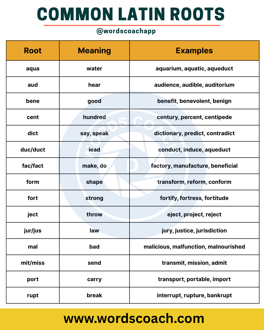 Word Roots - Word Coach