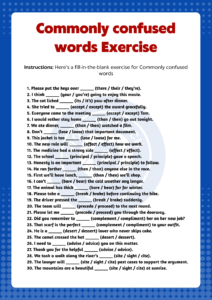 Commonly Confused Words Quiz - Word Coach